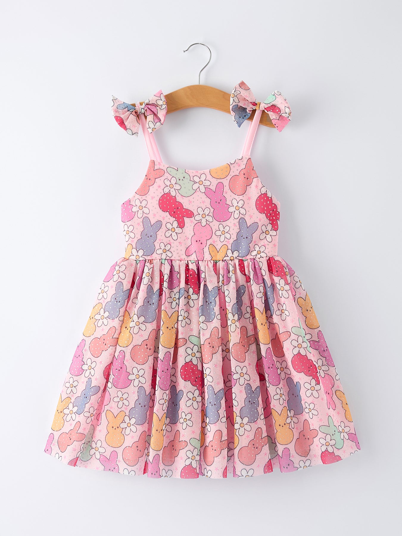 Easter Bunny Print Girl Tulle Dress – Rylee Faith Designs